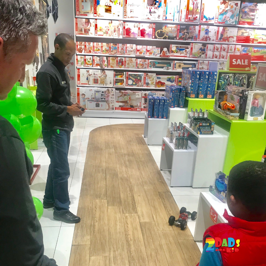 HOW TO HAVE FUN IN A TOY KINGDOM STORE | Two Dads and a Kid