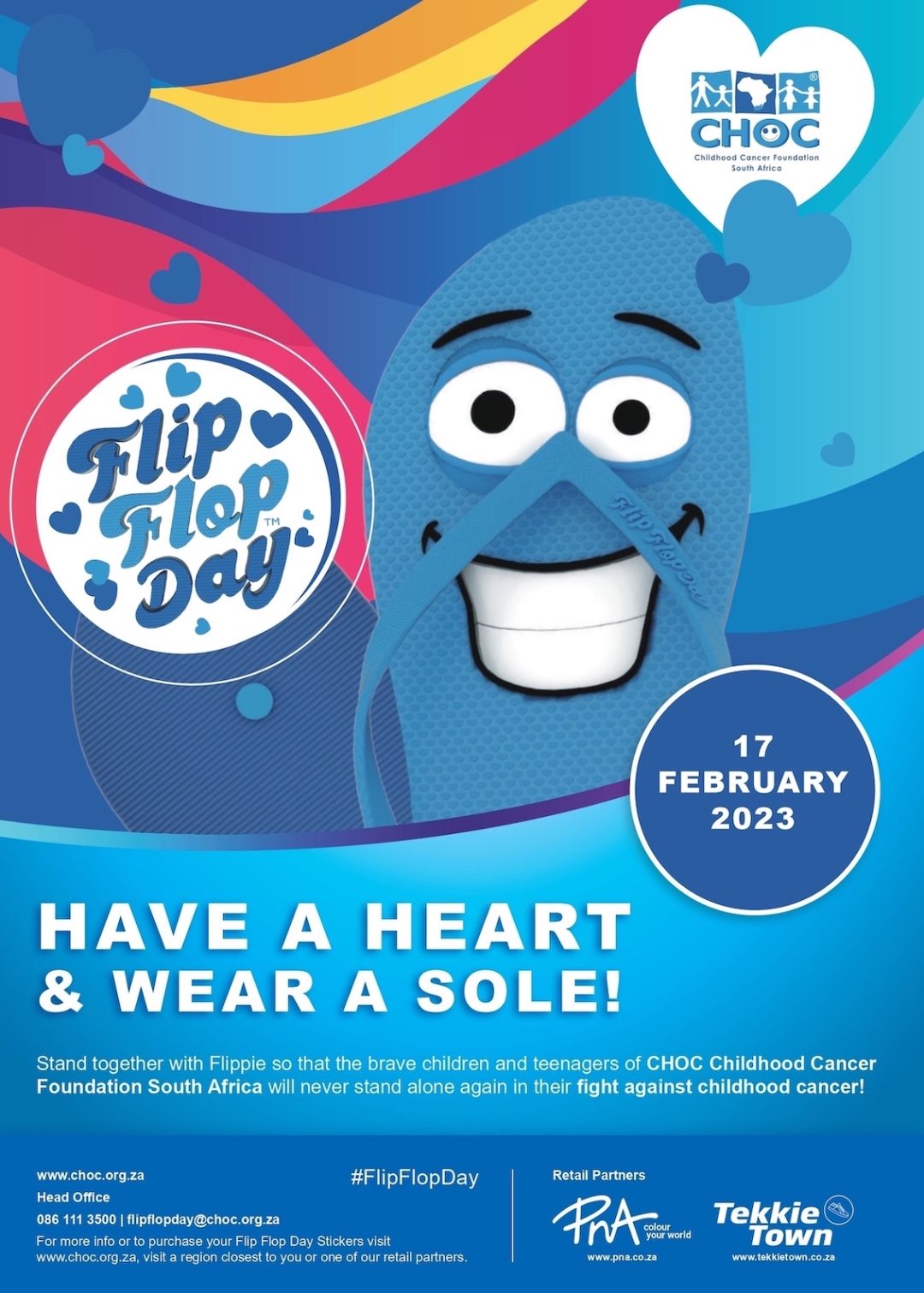 CHOC CHILDHOOD CANCER FOUNDATION SA FLIP FLOP DAY 2023 - GET YOUR FLIP ...